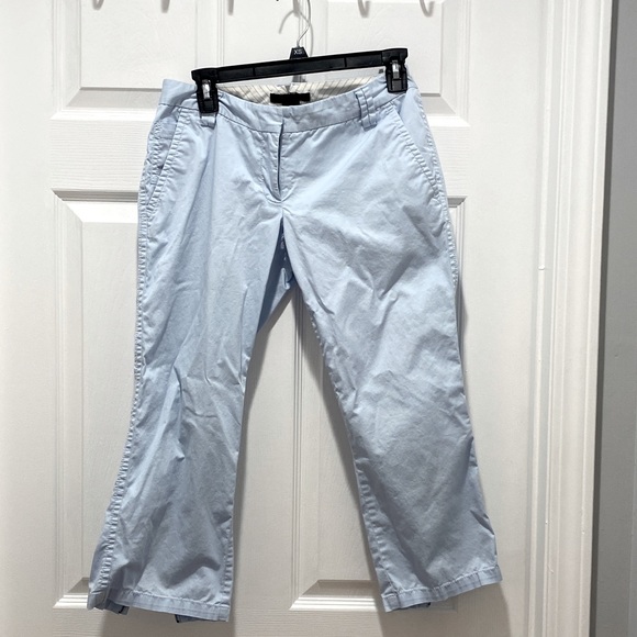 The Limited | Pants & Jumpsuits | The Limited Stretch Light Blue Capri ...